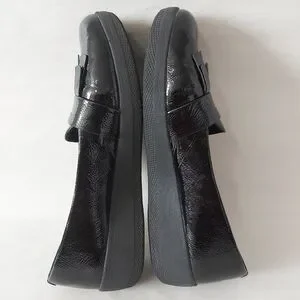 Fitflop | Shoes | Fitflop Women Loafers Size 7 Black Leather Fringey ...